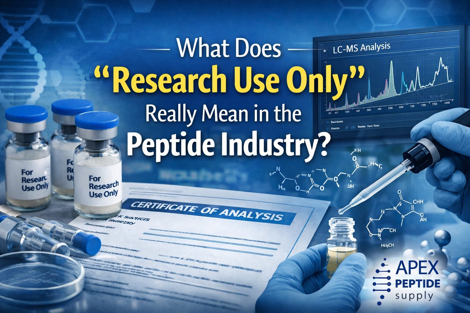 What Does “Research Use Only” (RUO) Really Mean in the Peptide Industry ...